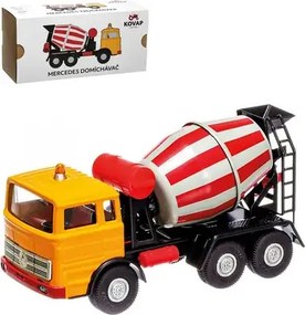 KOVAP Model Mercedes domíchávač betonu 1:43 / Kov + plast / 16 cm / od