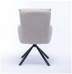Designová otočná židle Maddison béžová
