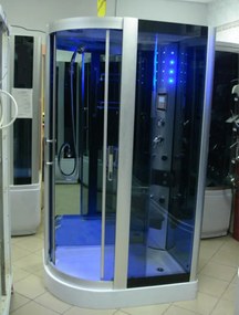 BPS-koupelny Hydromasážní box HYD-Michele 120 L, 120x85 levý bez sauny