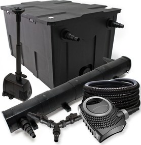 Sada jezírkové filtrace SunSun CBF-550 / CUV-272 – 60000 L, 10000 l/h, 80 W (55370)