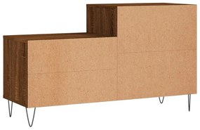 Botník hnědý dub 102x36x60 cm kompozitní dřevo - Default Title