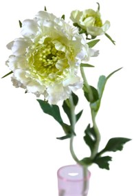 Bílá umělá scabiosa 40cm