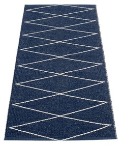 Vinylový koberec Pappelina MAX Dark Blue/Vanilla velikost: 70x160cm