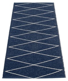 Vinylový koberec Pappelina MAX Dark Blue/Vanilla velikost: 70x240cm