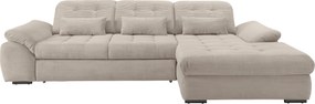 XXXLutz ROHOVÁ SEDAČKA, textil, béžová P & B - Sedací soupravy - 002310018819