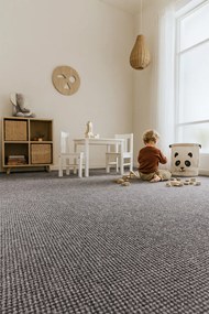 Metrážový koberec Orion 9299, na míru, šíře 4m,5m, šedá, filc, chodba / předsíň