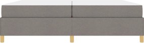 Rám postele Taupe 200 x 200 cm textil 3398966