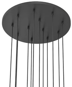 Designový lustr Ero 12 chrom
