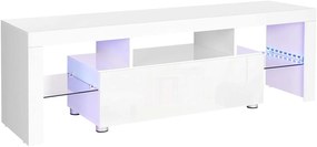 Rongomic TV stolek Lia bílý
