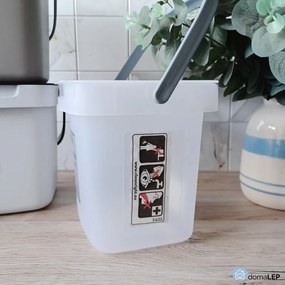 ÚLOŽNÝ BOX S PLASTOVOU KAPSIČKOU varianta: světle hnědý 3l