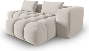 Béžová rohová pohovka (pravý roh/s lenoškou) Verona – Cosmopolitan Design