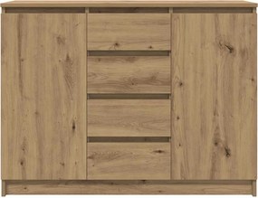 Příborník se zásuvkami Artisan Dub kompozitní dřevo 3328452