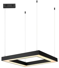 Immax NEO CANTO SLIM Smart závěsné svítidlo 80x80x7cm 60W černé Zigbee 3.0