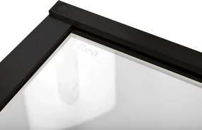 Rea, Sprchová kabina REA Hugo Double Black 90x90, KPL-K6601