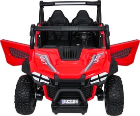 Ramiz Elektrická bugina Gravity pro děti červená + pohon 4x4 + dálkové ovládání