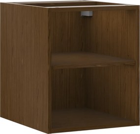 Mexen Box-A, otevřená skříňka s policí 40 cm, ořech, 91AX2-0400-470-0-86