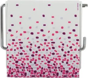 MSV Držák na toaletní papír BREST růžový / Ocel, polystyren / 12x13,5x