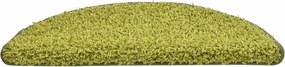 Kobercové nášlapy na schody 15 ks zelené 56 x 17 x 3 cm 322382