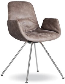 TONON - Čalouněná židle STEP SOFT s područkami