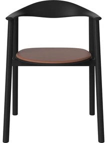 Jídelní židle Swing, čalouněná, více variant - Bolia Varianta: černý lakovaný dub