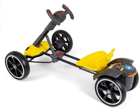 Elektrická motokára s dálkovým ovládáním a LED efekty GOKART BOLT Milly Mally yellow