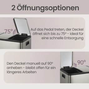 Odpadkový koš na tříděný odpad LTB254EZ01