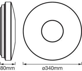 Ledvance - LED Stropní svítidlo se senzorem SPARKLEDOT LED/24W/230V