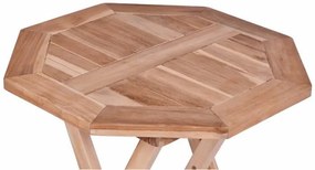 Garthen 2340 Zahradní stolek z týkového dřeva, Ø 60cm