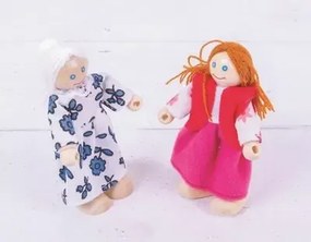 Bigjigs Toys Set rodinky do domečku / od 3 let