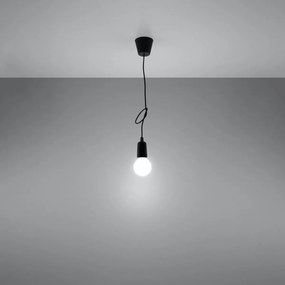 Sollux Lighting Závěsné svítidlo DIEGO 1 černé