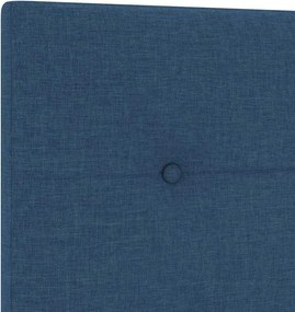 Výškově nastavitelné čelo postele s čelo Modrá 100 cm textil 3337814