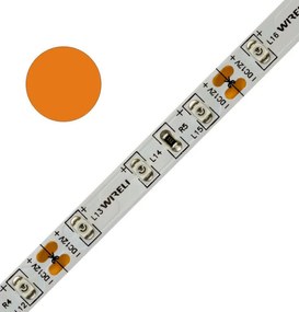 Color LED pásek WIRELI 3528  60 604nm 4,8W 0,4A 12V (oranžová)