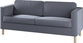 Potah na pohovku Pärup pro 3 místa barva šedá látka lesklé, sametová