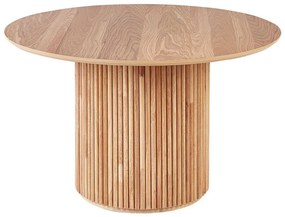 Kulatý jídelní stůl Villanelle (světlé dřevo) (pro 4 osoby). 1076503