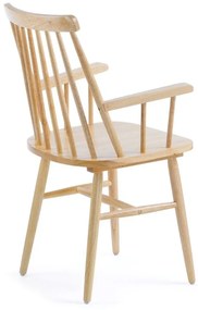 Dřevěná jídelní židle Kave Home Tressia s područkami