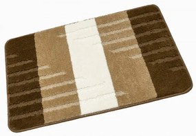 Koupelnový kobereček VIC béžový / hnědý