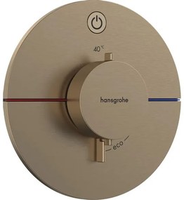Hansgrohe ShowerSelect Comfort S Podomítková termostatická baterie, kartáčovaný bronz 15553140
