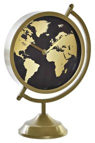 Stolni hodiny Vintage Mapa Světa