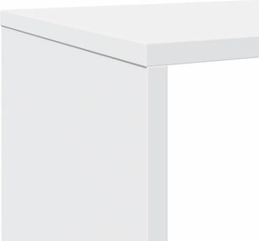 Knihovna bílá 102 x 29 x 143 cm kompozitní dřevo 3310298