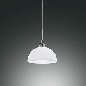Fabas luce Fabas Nice 2908, závěsné svítidlo, 1x60W, kov, bílé stínítko o průměru 26cm