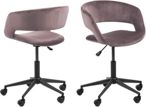 ACTONA Kancelářská židle Grace růžová 87 × 56 × 54 cm