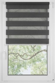 Roleta Den Noc neinvazivní soft Grafit 68x150 cm