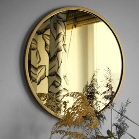 Zrcadlo Scandi Mono Gold Rozměr: Ø 120 cm