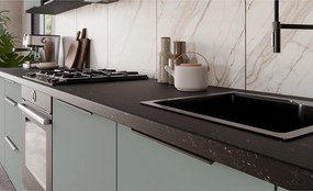 ARIA sc | horní regál 30 G-90 OTW s policemi | VYSOKÝ | 30 cm | černá