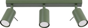 Sollux Lighting Stropní svítidlo RING 3L olivově zelené