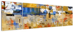 Obraz - Zeď nářků, Jeruzalém, Izrael (170x50 cm)