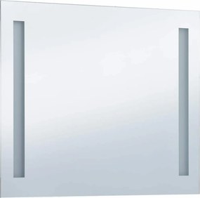 Koupelnové nástěnné zrcadlo s LED osvětlením 100 x 60 cm 144707