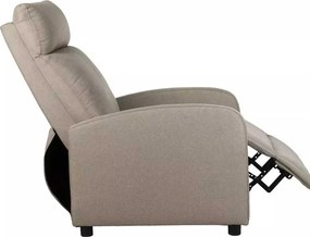 LuxuryForm DESIGN Televizní křeslo RUFO s polohováním - béžové