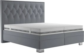 BLANÁŘ Postel Kristin 180x200 světle šedá