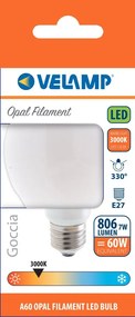 VELAMP OPAL FILAMENT žárovka 7W, E27, 3000K